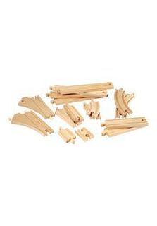 World Mittleres Schienensortiment, Bahn holz Serie: Brio World Altersangabe: ab 36 Monaten Material: Holz