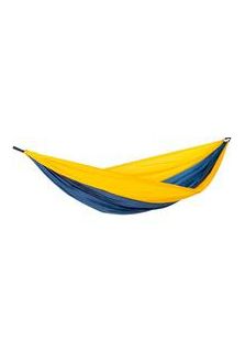 Amazonas Adventure Hammock XXL nemo AZ-1030420, Camping-Hängematte gelb/blau Liegefläche: 320 x 230 cm Material: Nylon Belastbarkeit: 200 kg