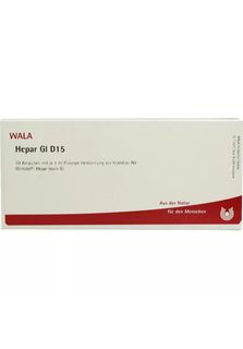 WALA Hepar GL D 15 Ampullen 10 x 1 ml