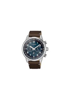 Citizen Chronograph Eco Drive Leder CA4420-13L