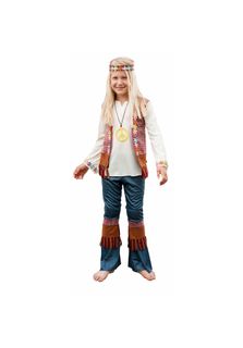 buttinette Hippie-Kostüm "Love & Peace" für Mädchen