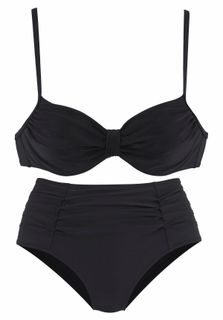 Lascana Große Größen Bügel-Bikini Gr. 40B schwarz für Damen