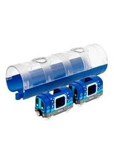 Brio World Tunnel Box U-Bahn Glow in the Dark, Spielfahrzeug blau
