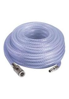 Einhell Gewebeschlauch 4138210, Druckluftschlauch hellblau, 15 Meter