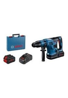 Bosch PRO Akku-Bohrhammer BITURBO GBH 18V-36 C Professional blau/schwarz, 2x Akku ProCORE18V 8,0Ah, Bluetooth Modul, im Koffer