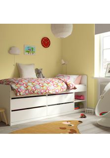 IKEA SL&Auml;KT Bettgest., Schubladen + Federholzr